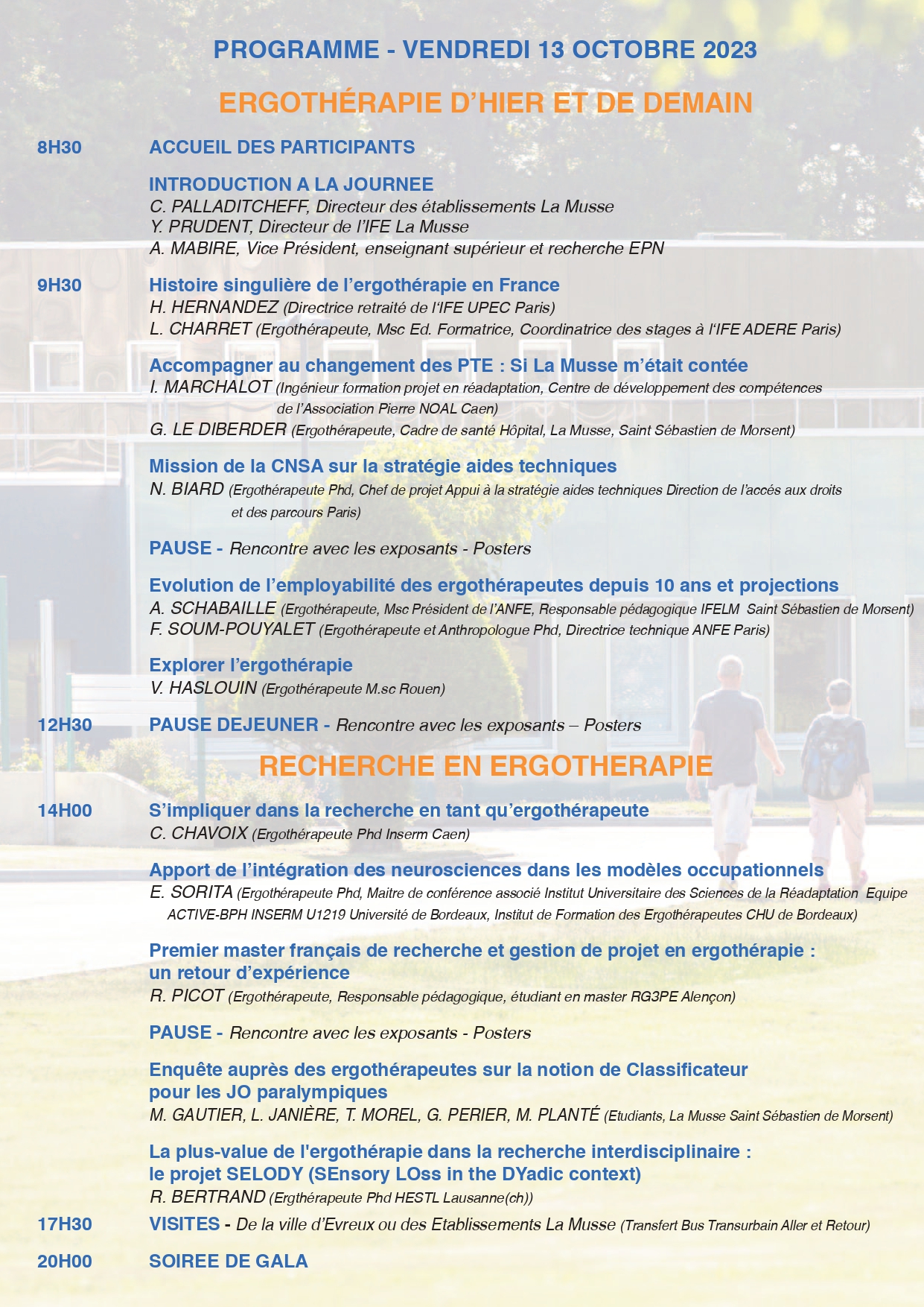 Congrès d'ergothérapie 2023 : les 10 ans de l'IFE La Musse - La Renaissance Sanitaire